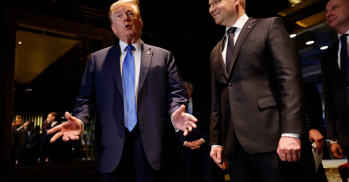 Spotkanie Dudy z Trumpem. Najwyżej 10 minut przed przemówieniem Trumpa ...