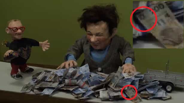 Banknot z gwiazdą Dawida to 200 EUROKACZEK z portretem KaczyńskiegoOKO ...