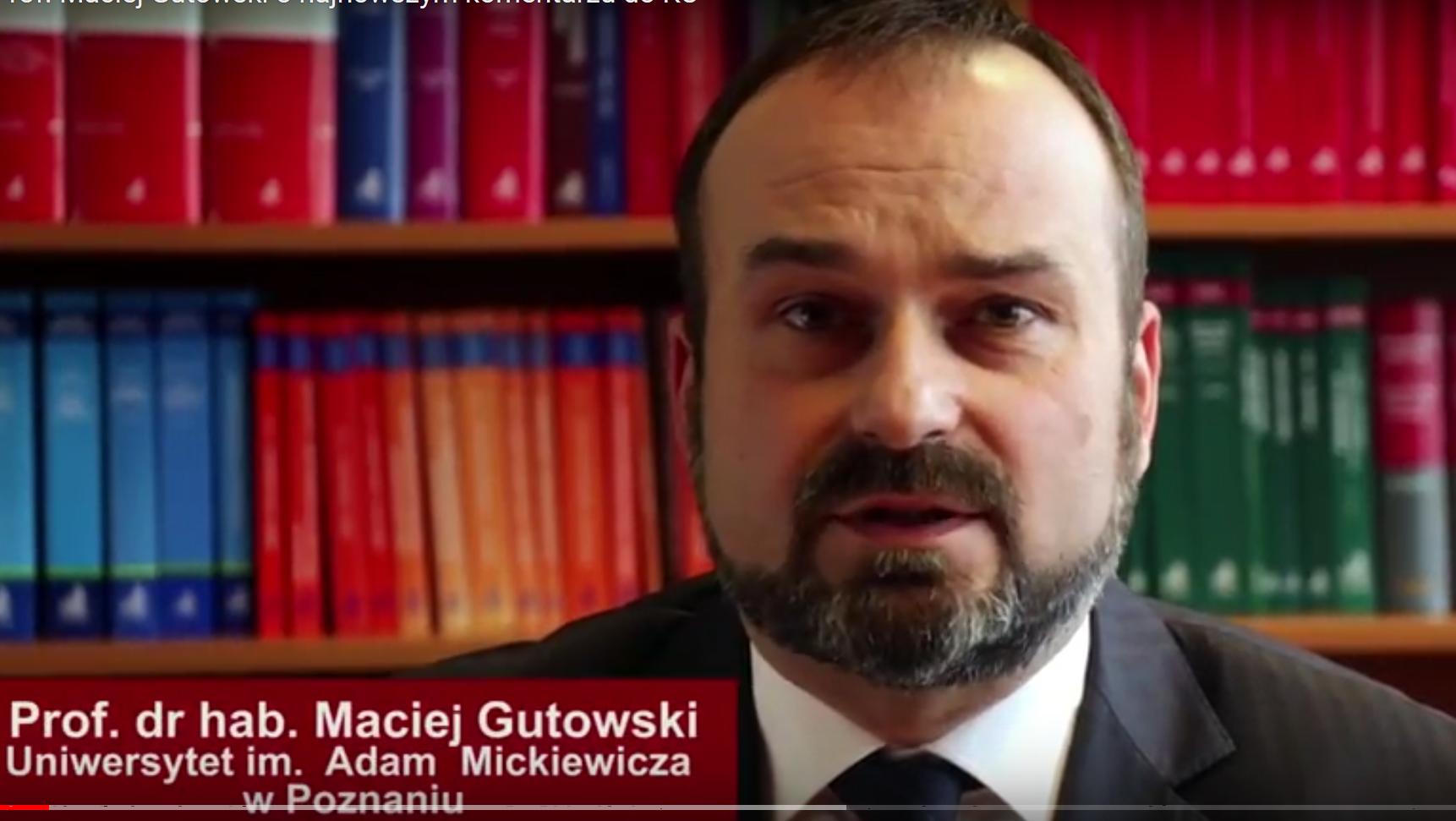 Prof. Gutowski o pomysłach doradcy prezydenta: Sądy nie mogą orzekać na ...